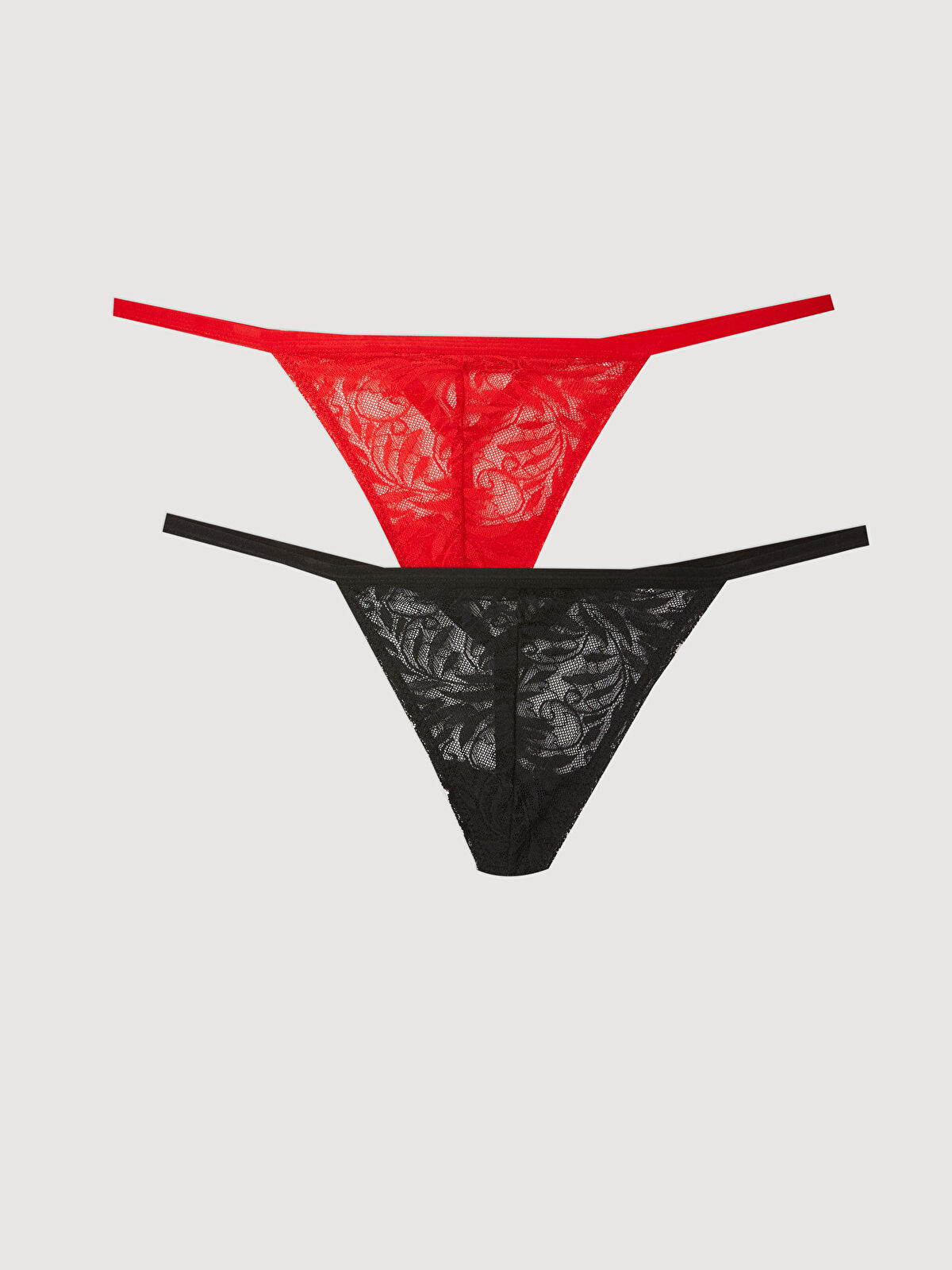 LCW DREAM Dantelli Tanga Külot 2'li Paket LCW DREAM Dantelli Tanga Külot 2'li Paket