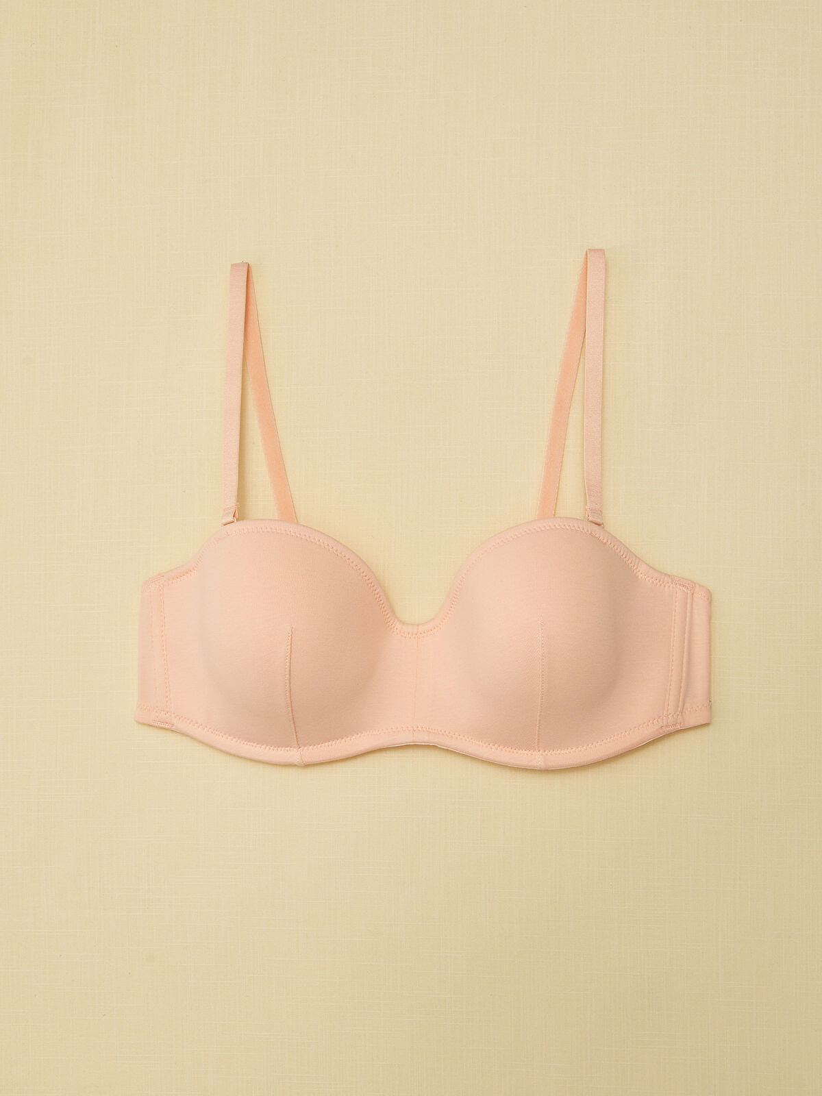 LCW GREEN Balenli Dolgusuz Düz Straplez Sütyen