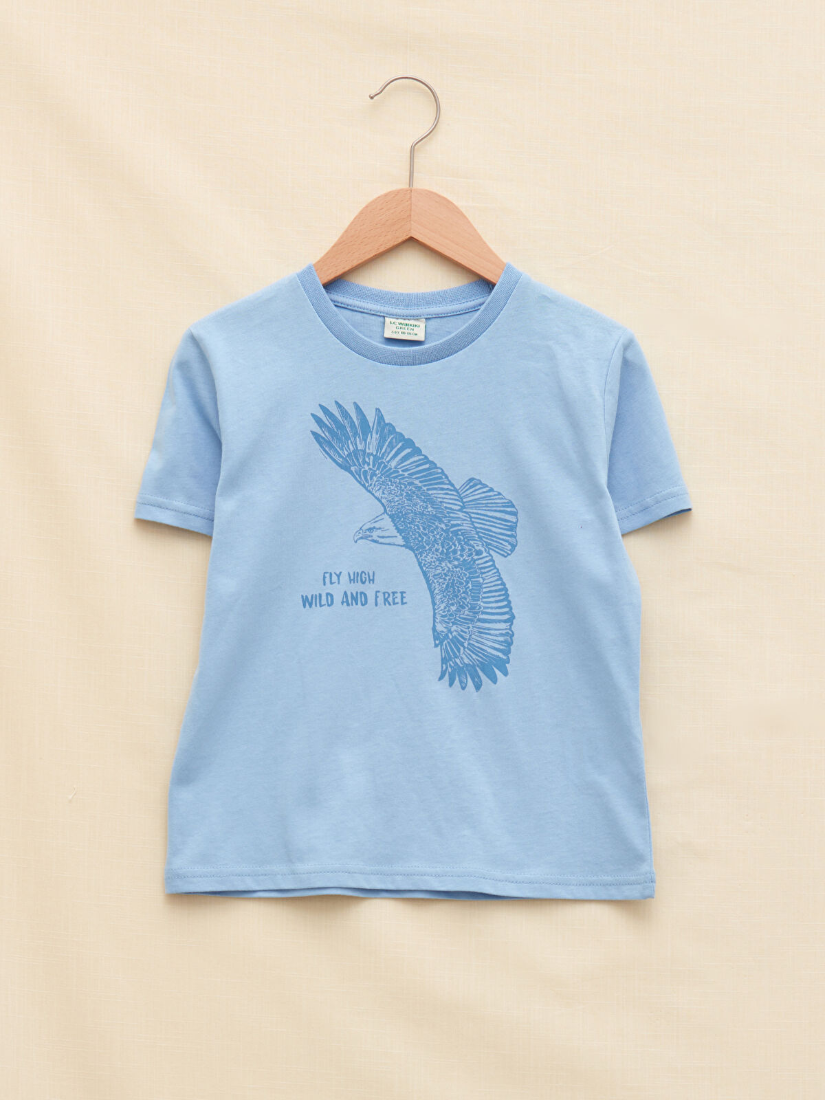 LCW GREEN Bisiklet Yaka Baskılı Kısa Kollu Organik Pamuklu Erkek Çocuk Tişört LCW GREEN Bisiklet Yaka Baskılı Kısa Kollu Organik Pamuklu Erkek Çocuk Tişört