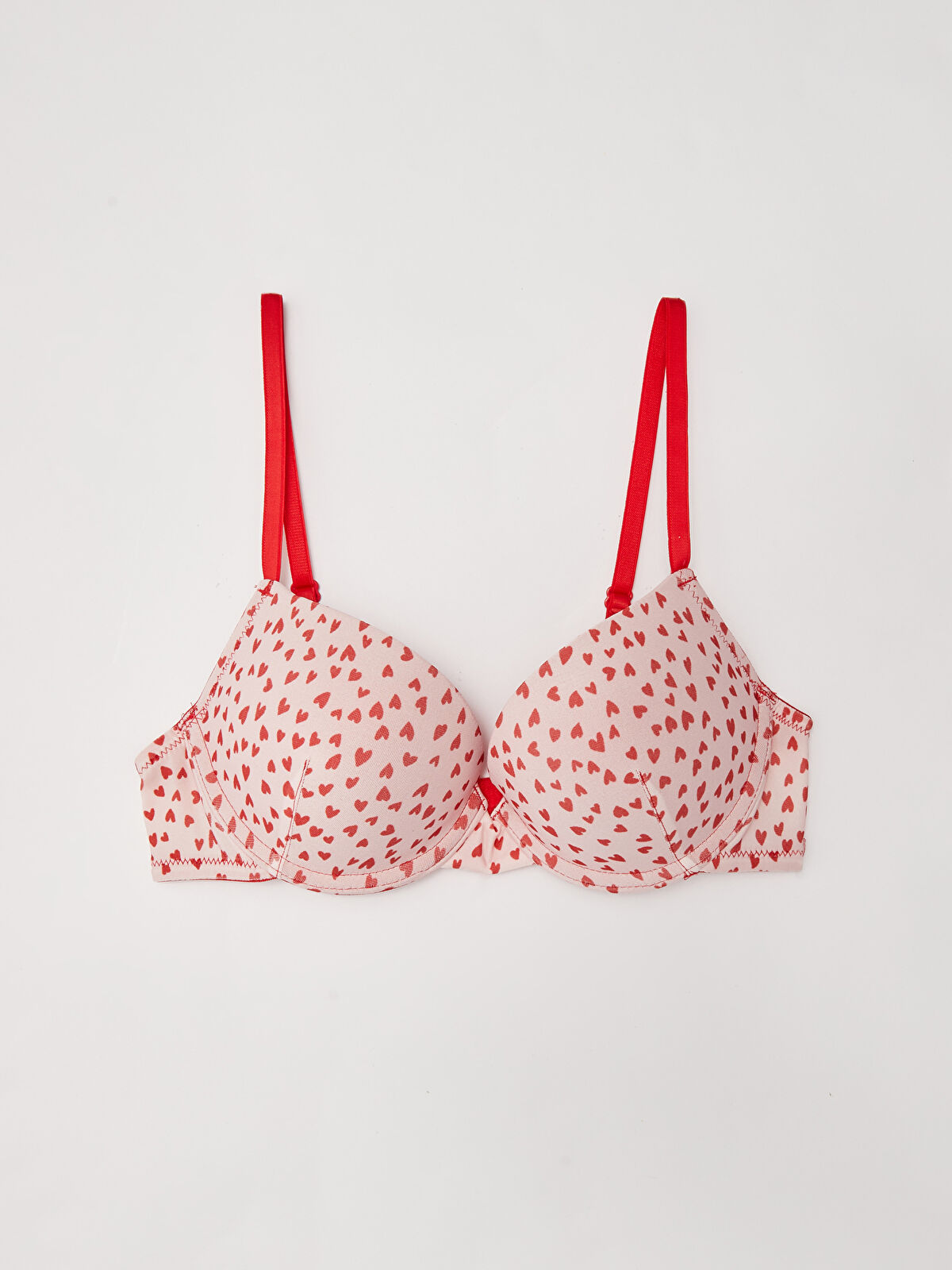 LCW DREAM Desenli Balenli Dolgulu Tişört Sütyen