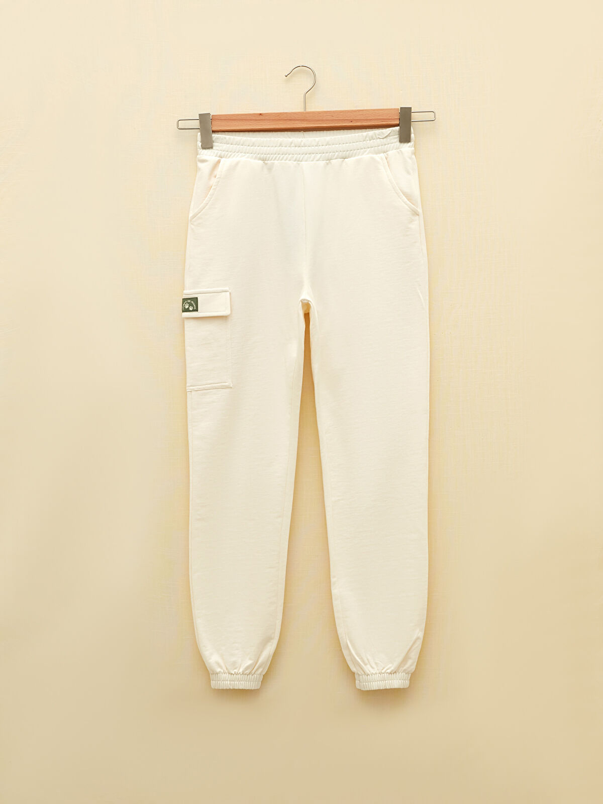 LCW GREEN Beli Lastikli Basic Kız Çocuk Jogger Eşofman Altı