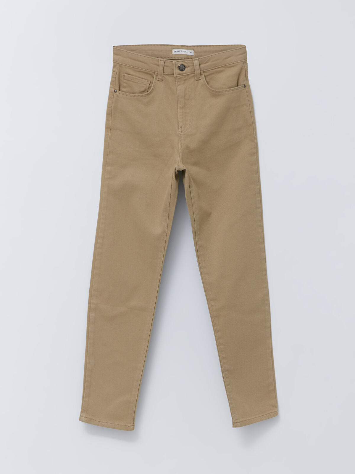 LCW CASUAL Normal Bel Standart Fit Düz Cep Detaylı Kadın Pantolon LCW CASUAL Normal Bel Standart Fit Düz Cep Detaylı Kadın Pantolon