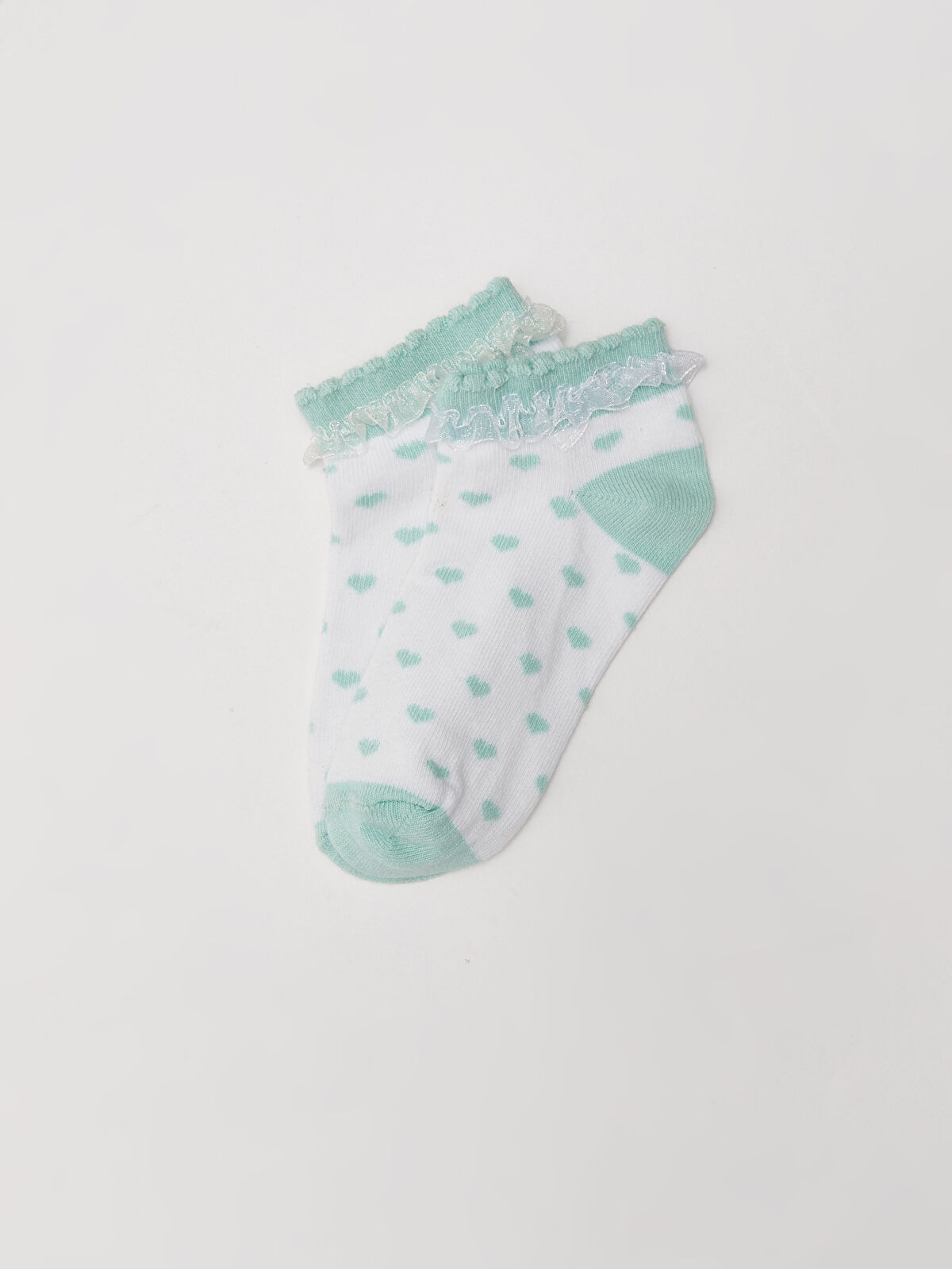 Çizgili Kız Bebek Patik Çorap