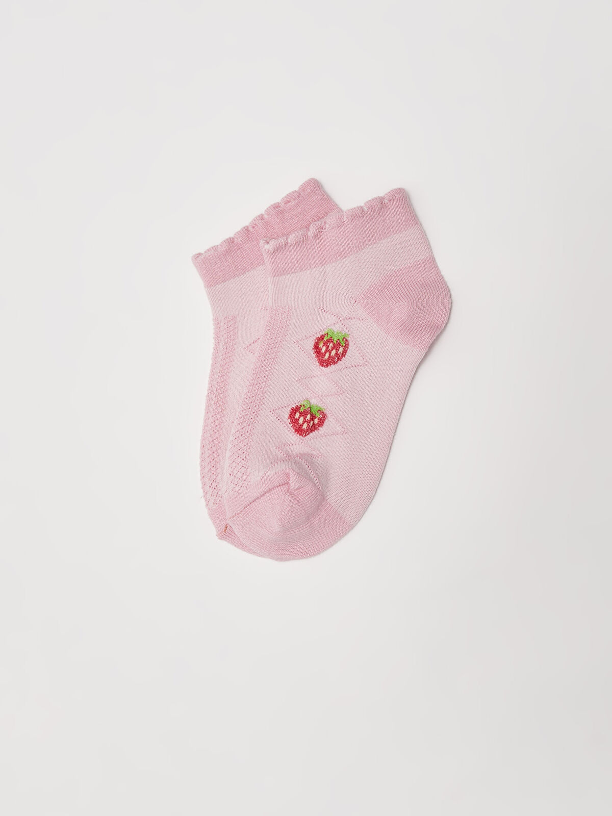 Desenli Kız Bebek Patik Çorap