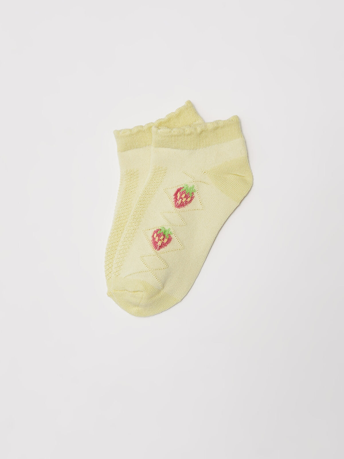 Desenli Kız Bebek Patik Çorap