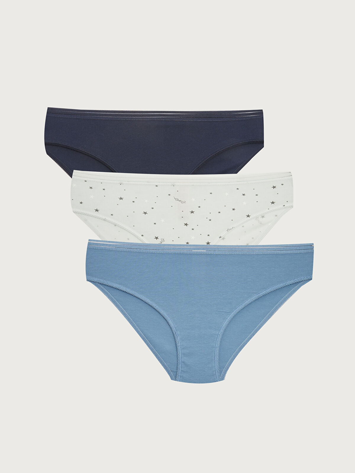 LCW DREAM Desenli Bikini Külot 3'lü Paket