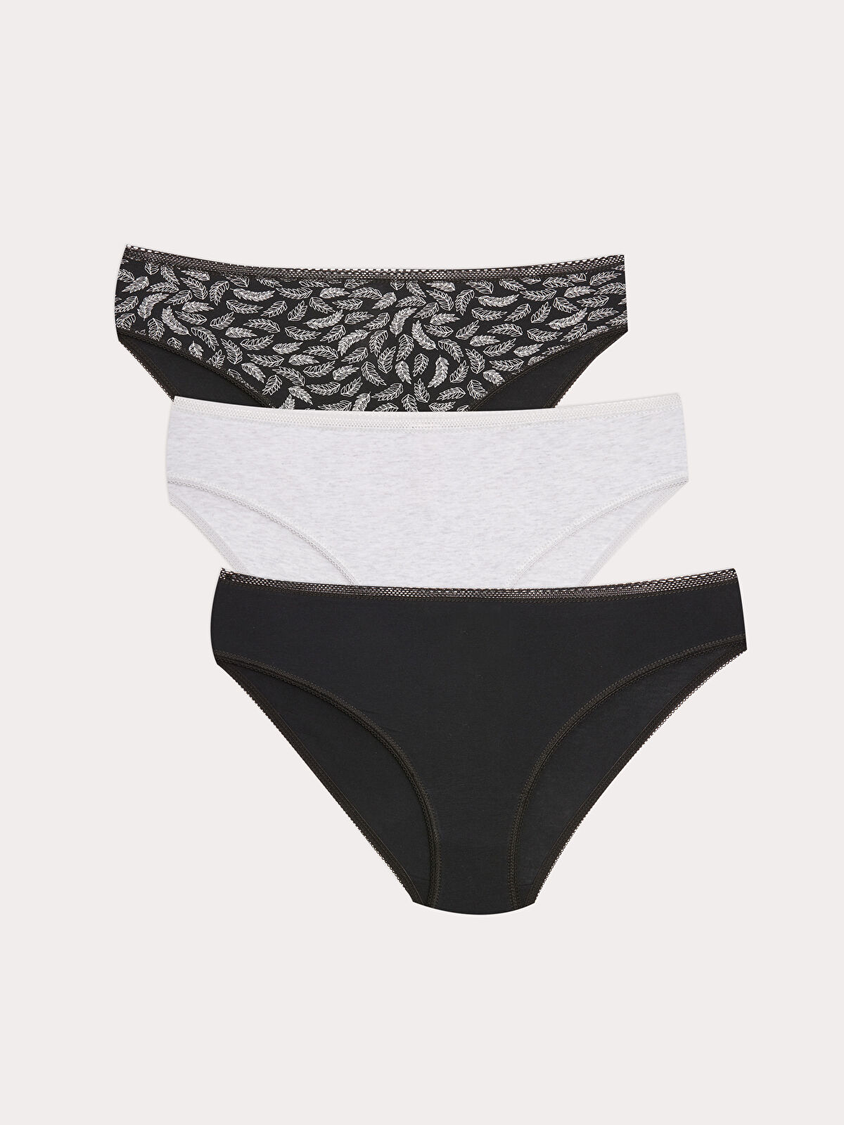 LCW DREAM Desenli Bikini Külot 3'lü Paket