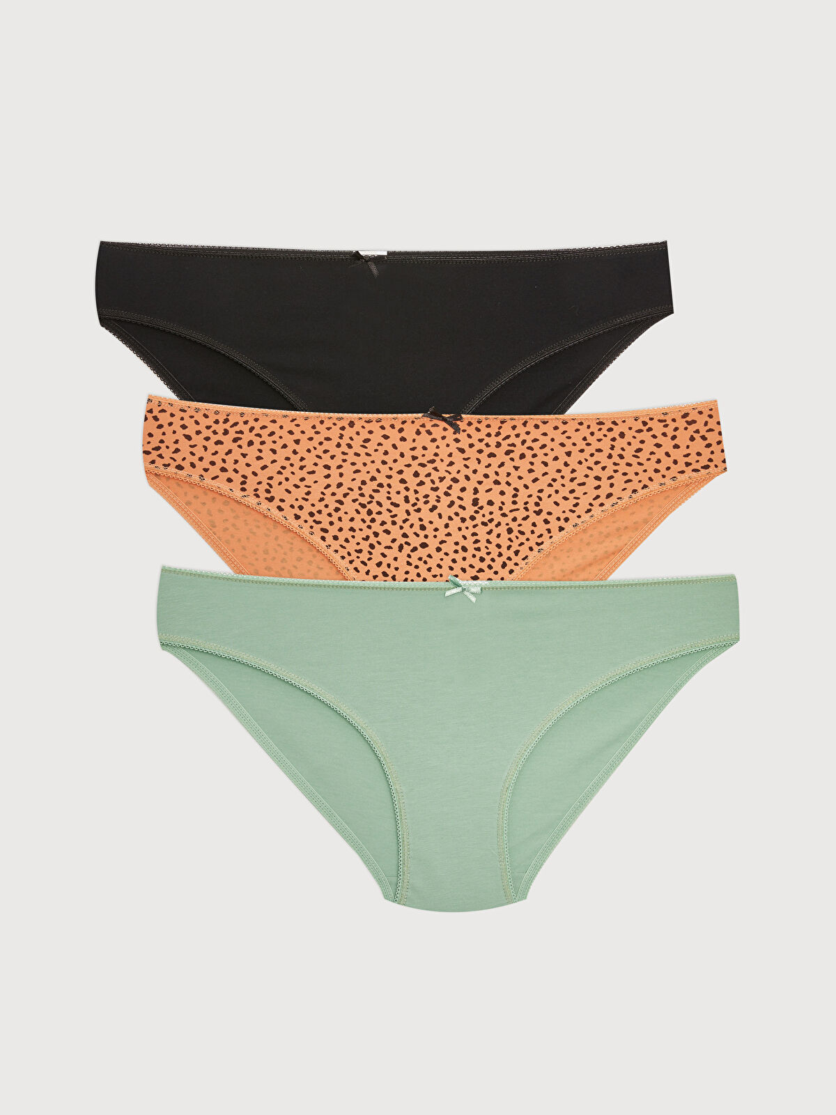 LCW DREAM Desenli Bikini Külot 3'lü Paket