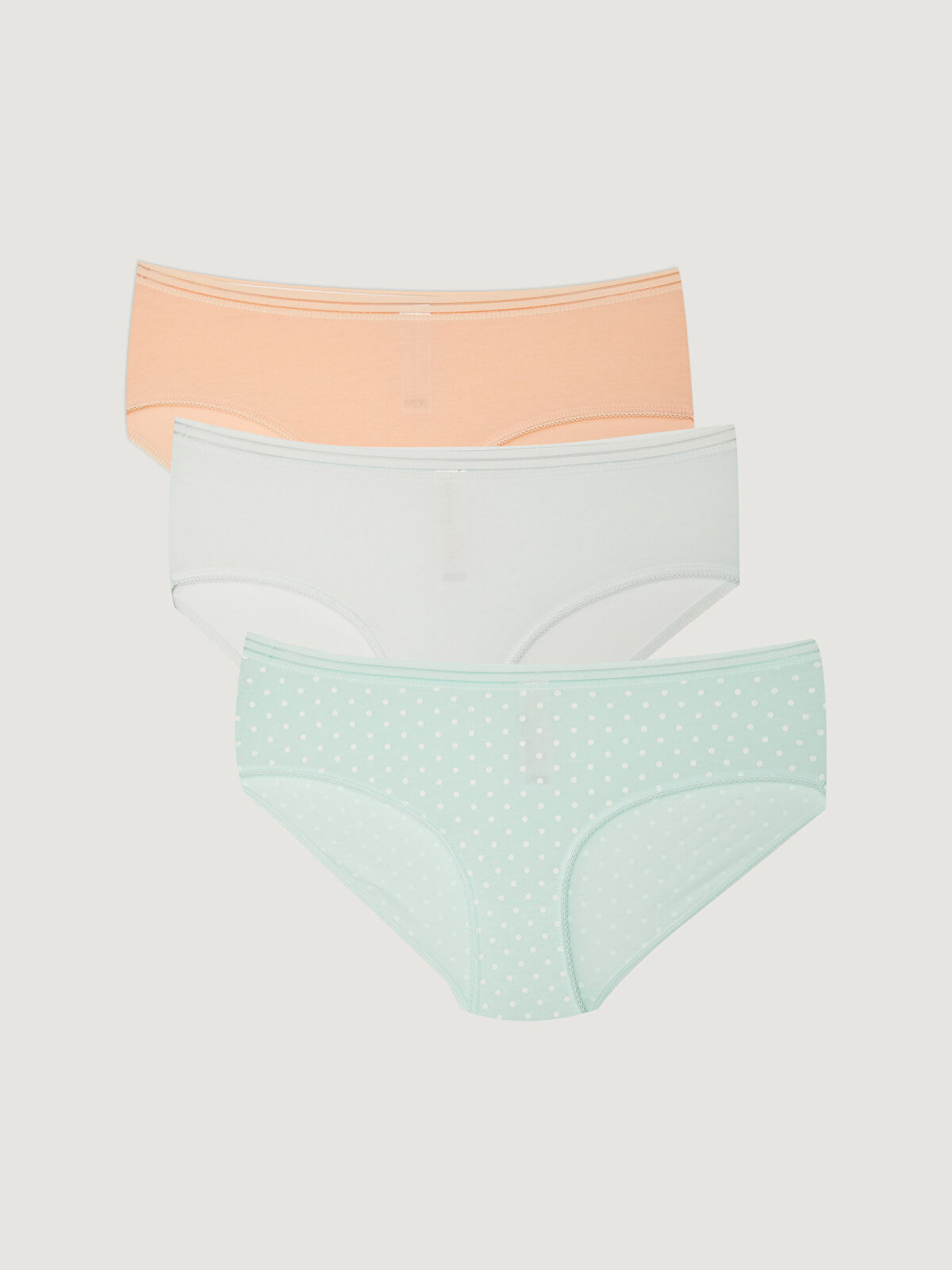 LCW DREAM Desenli Hipster Külot 3'lü Paket