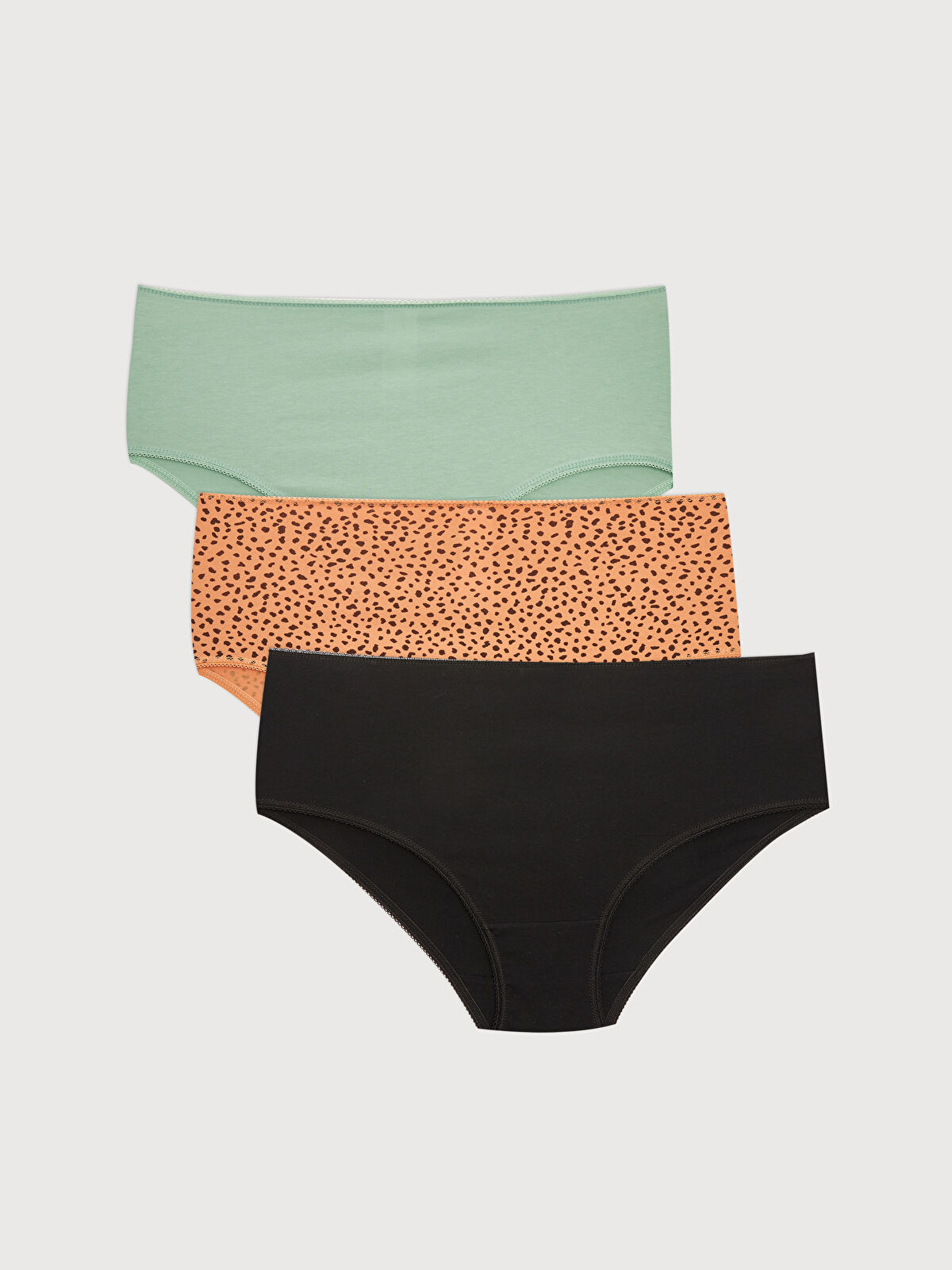 LCW DREAM Desenli Klasik Kadın Külot 3'lü Paket LCW DREAM Desenli Klasik Kadın Külot 3'lü Paket
