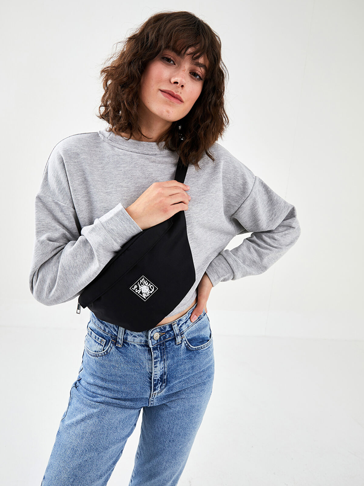 Paraşüt Kumaşı Kadın Bel Çantası