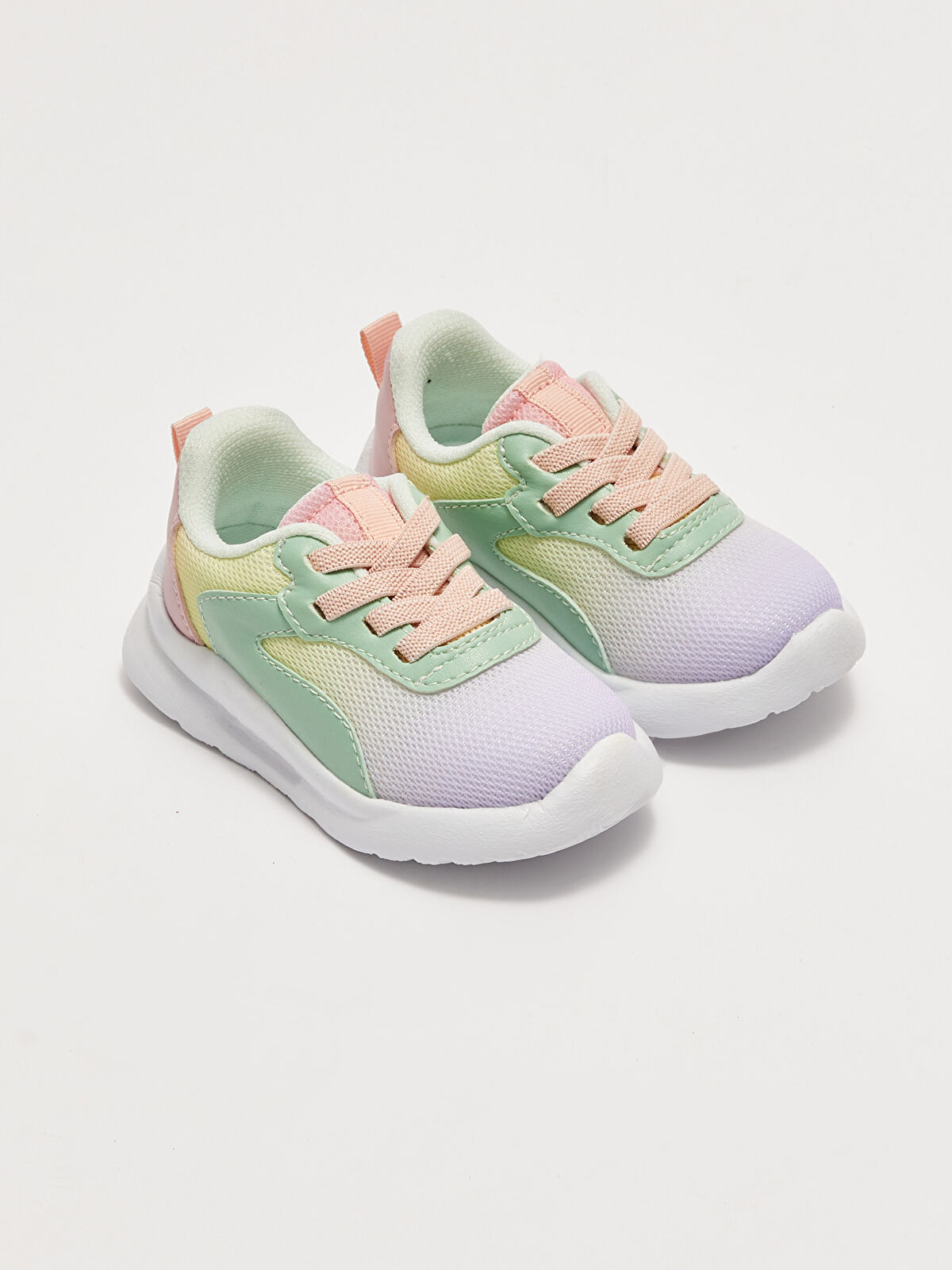 Bağcıklı Kalın Taban Kız Bebek Aktif Spor Ayakkabı