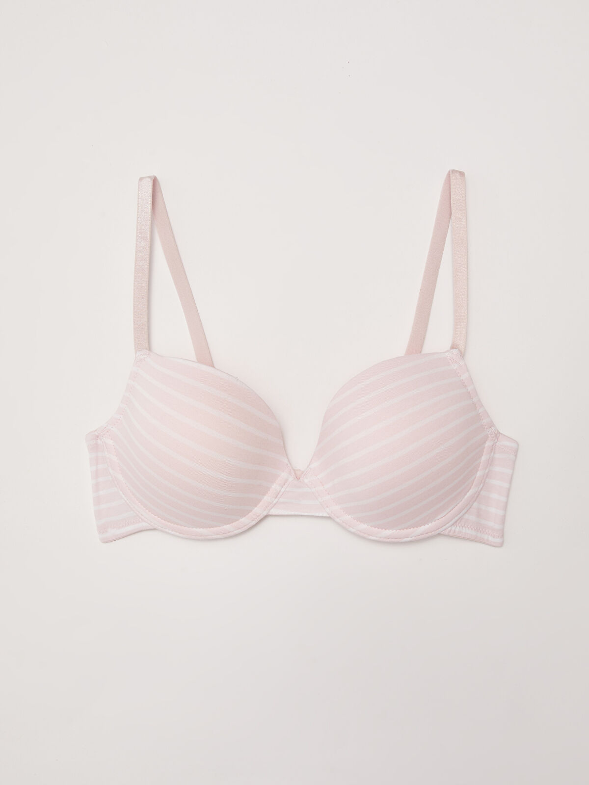 LCW DREAM Balenli Dolgusuz Düz Tişört Sütyen