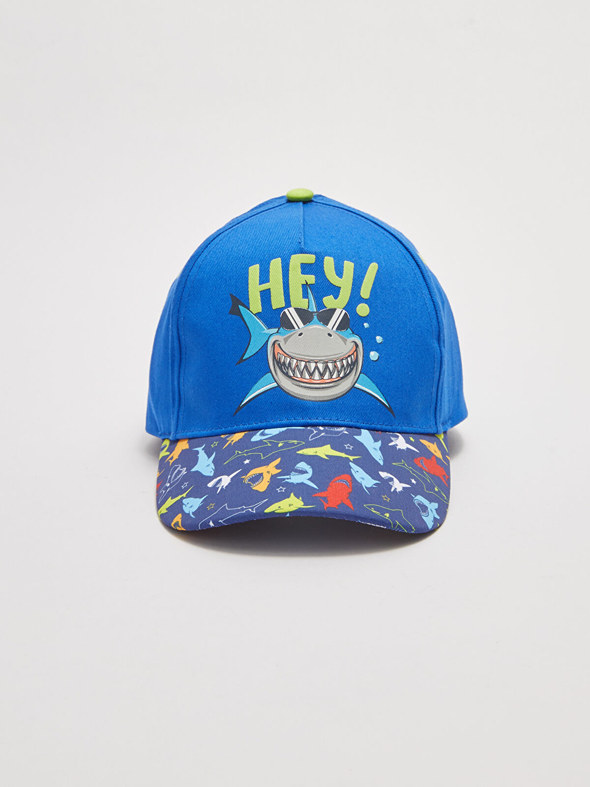 Erkek Çocuk Köpek Balığı Baskılı Kep Şapka