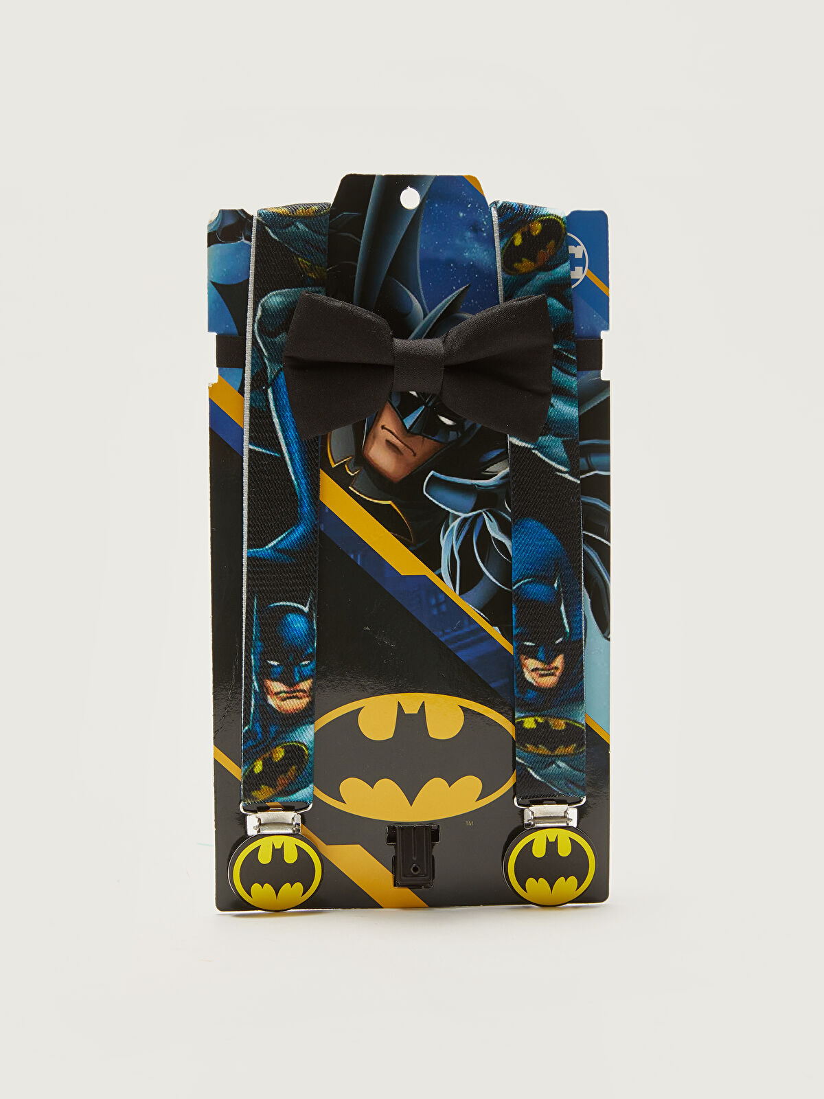 Batman Lisanslı Erkek Çocuk Pantolon Askısı Ve Papyon