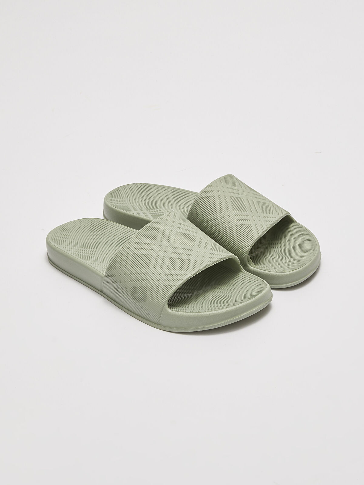 Baskılı Tek Bantlı Kadın Terlik