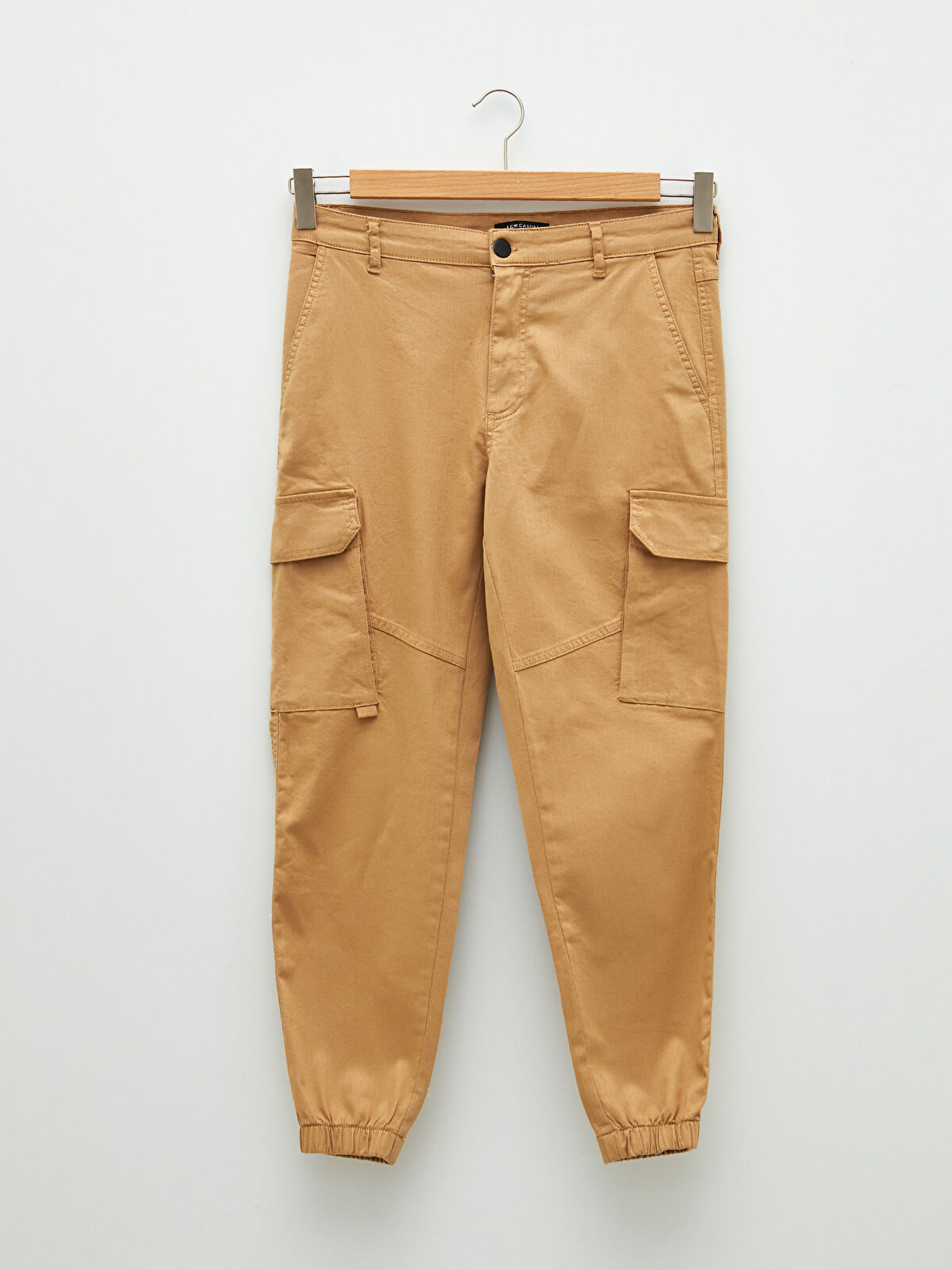 LCW CASUAL Slim Fit Gabardin Erkek Kargo Pantolon