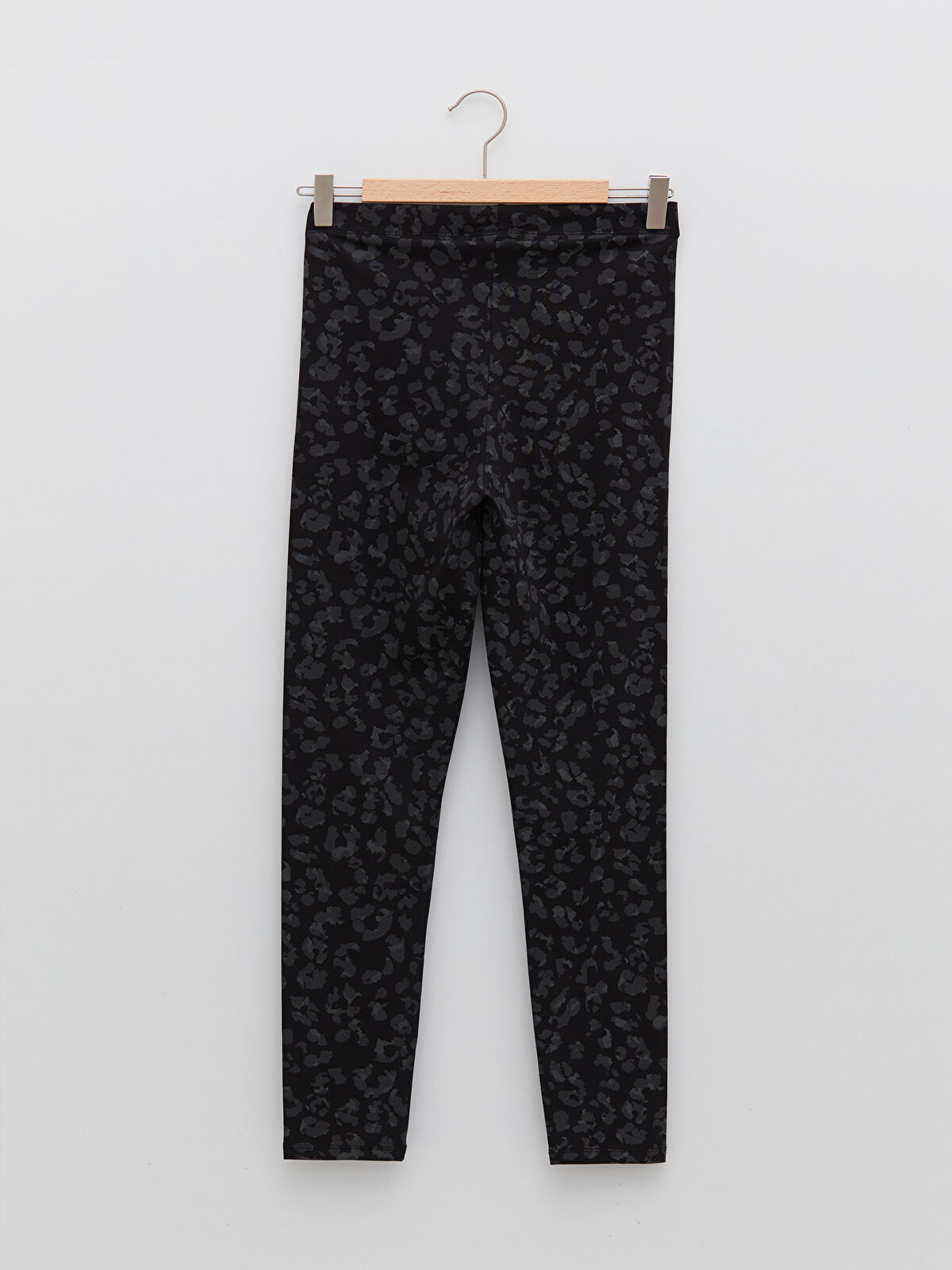 LCW CASUAL Beli Lastikli Desenli Pamuklu Kadın Tayt