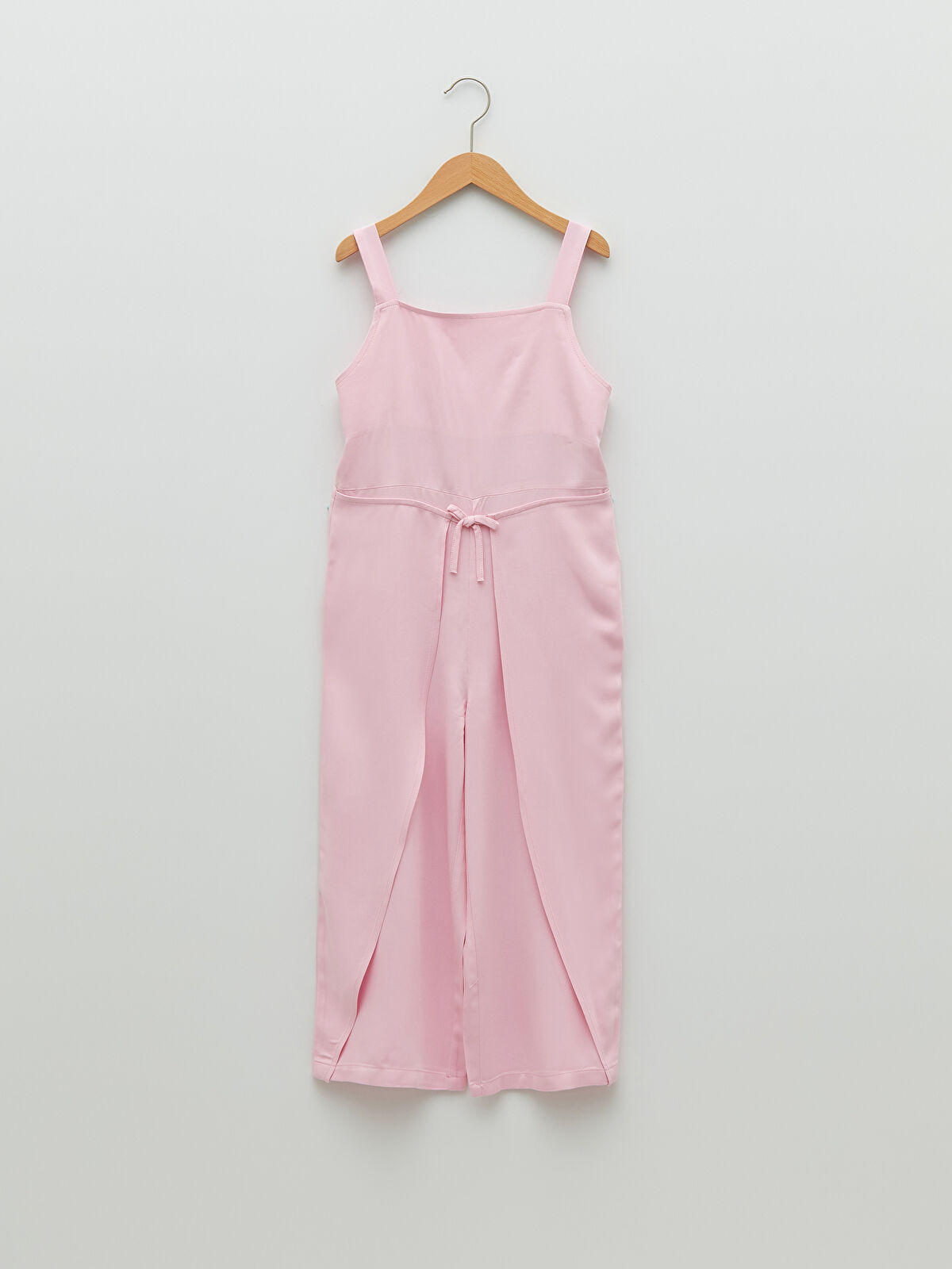 Kare Yaka Basic Askılı Kız Çocuk Tulum