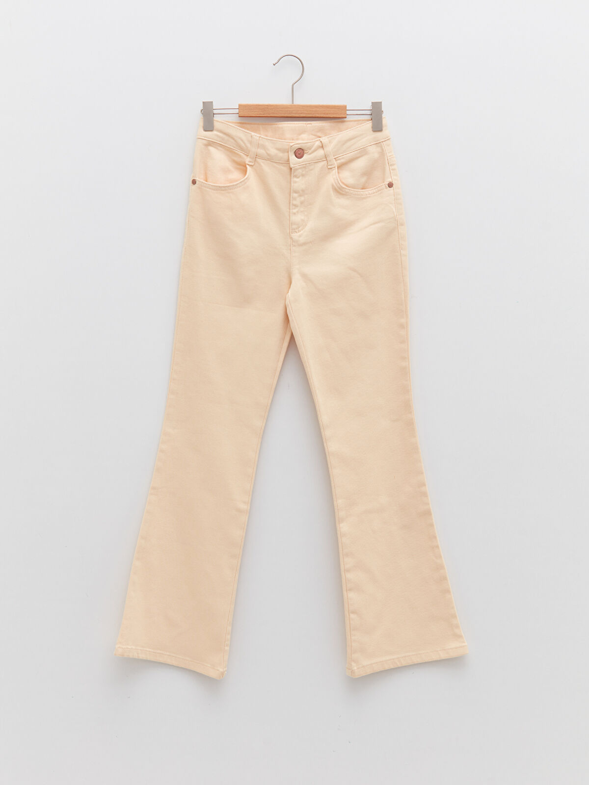 Basic Gabardin İspanyol Paça Kız Çocuk Pantolon