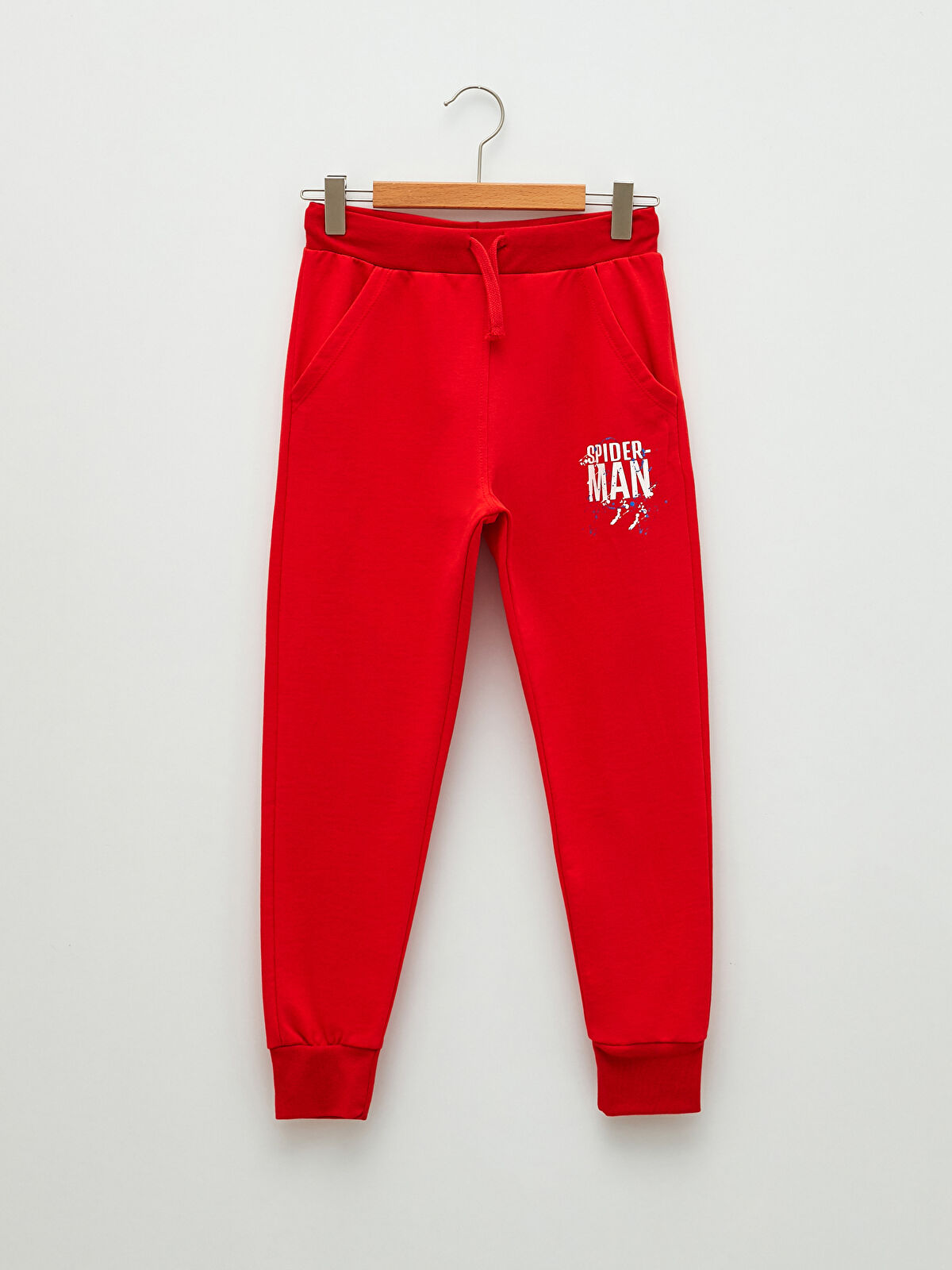Beli Lastikli Spiderman Baskılı Erkek Çocuk Jogger Eşofman Altı