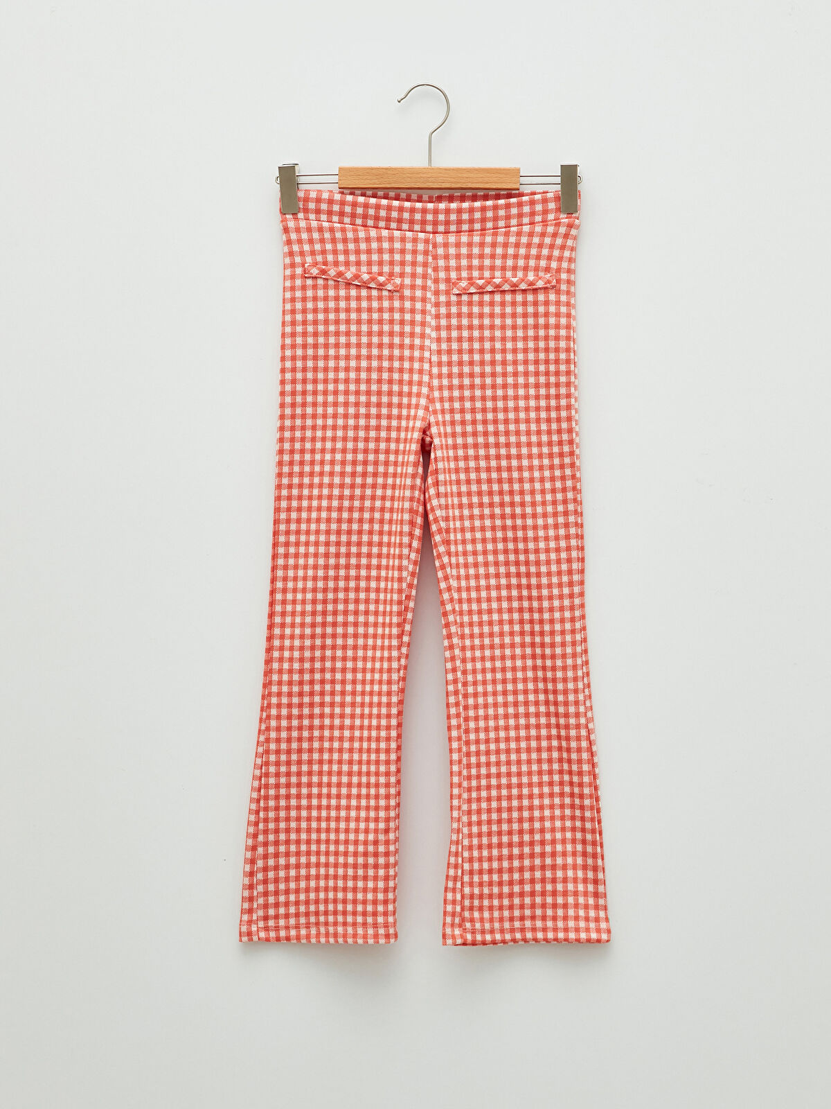 Beli Lastikli Ekose Geniş Paça Kız Çocuk Eşofman Altı Beli Lastikli Ekose Geniş Paça Kız Çocuk Eşofman Altı