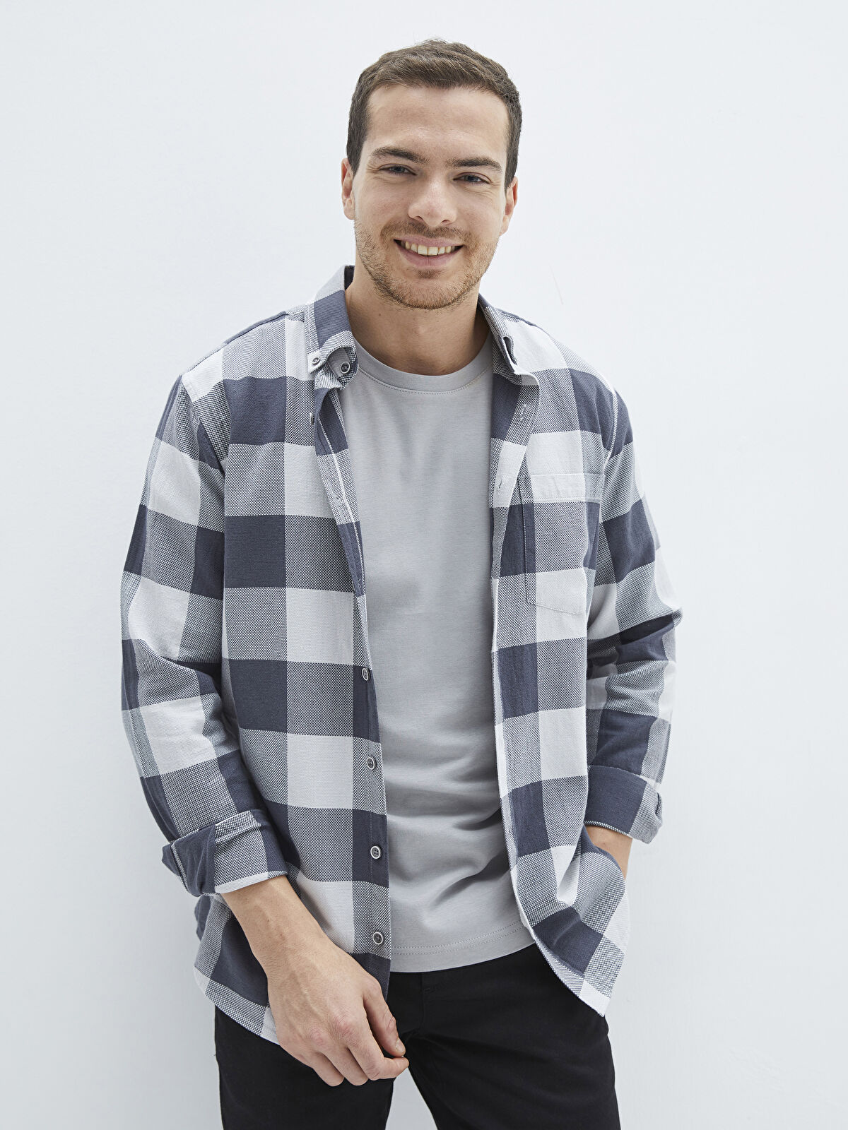 LCW CLASSIC Regular Fit Uzun Kollu Oxford Erkek Gömlek