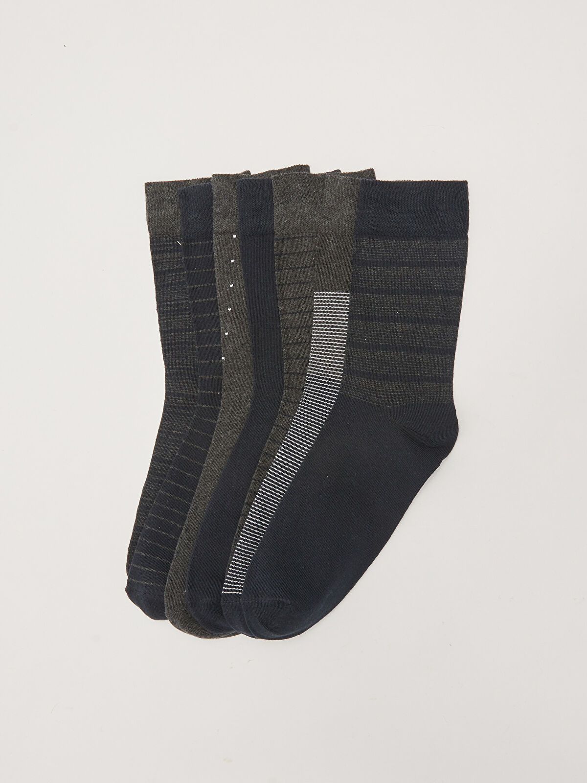 Çizgili Erkek Soket Çorap 7'li