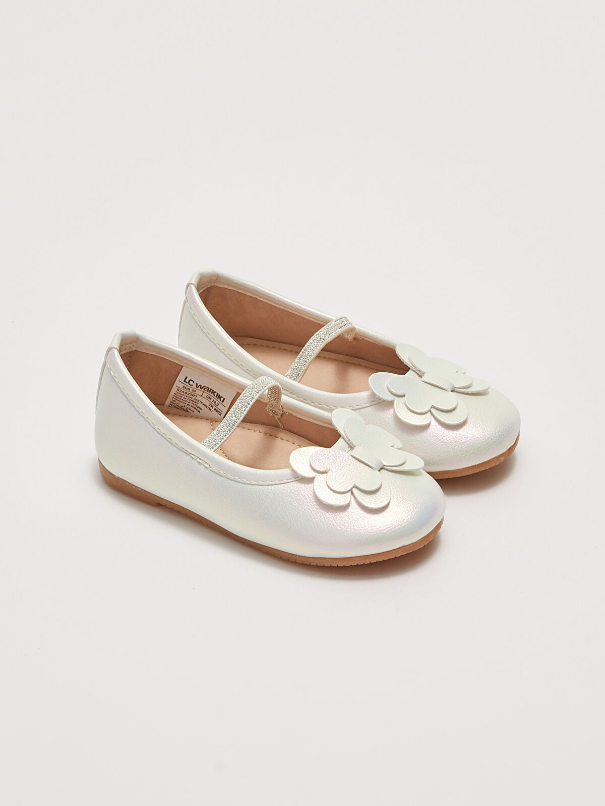 Fiyonk Detaylı Lastikli Kız Bebek Babet