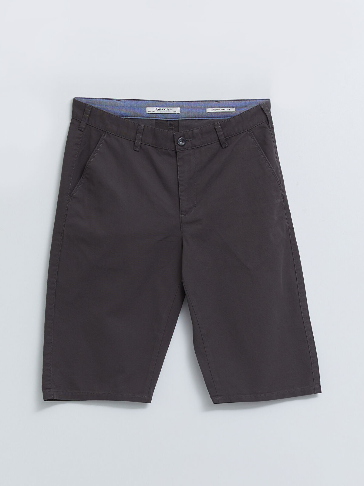 LCW BASIC Geniş Kalıp Bermuda Erkek Şort LCW BASIC Geniş Kalıp Bermuda Erkek Şort