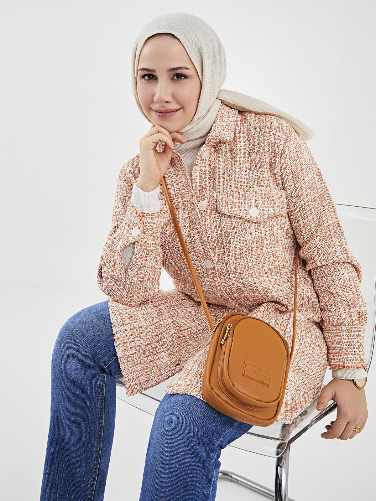 Paraşüt Kumaş Kadın Çapraz Çanta