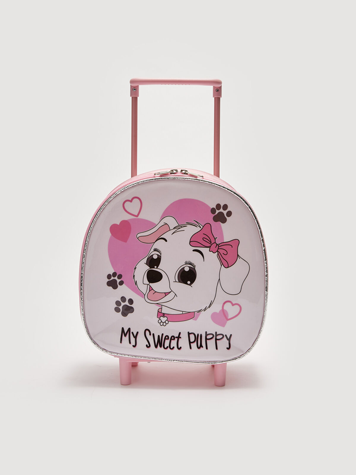 Kız Çocuk Baskılı Çekçekli Valiz