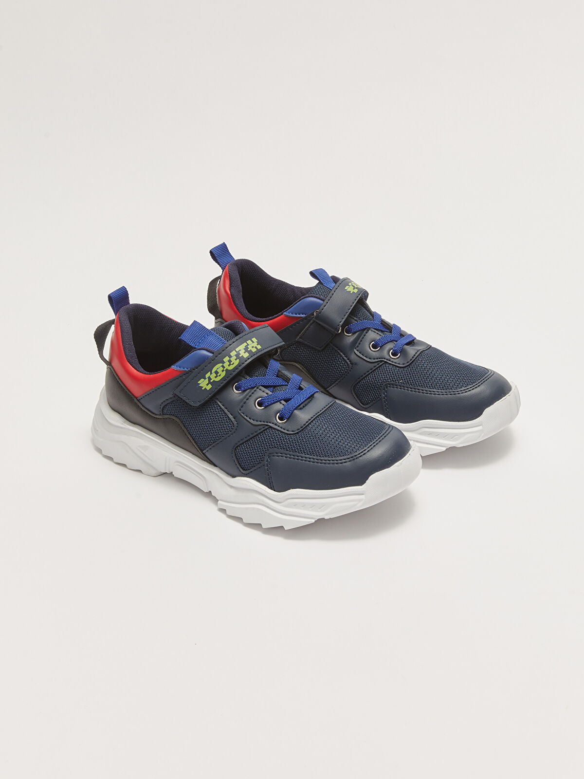 Baskılı Kalın Taban Erkek Çocuk Spor Ayakkabı