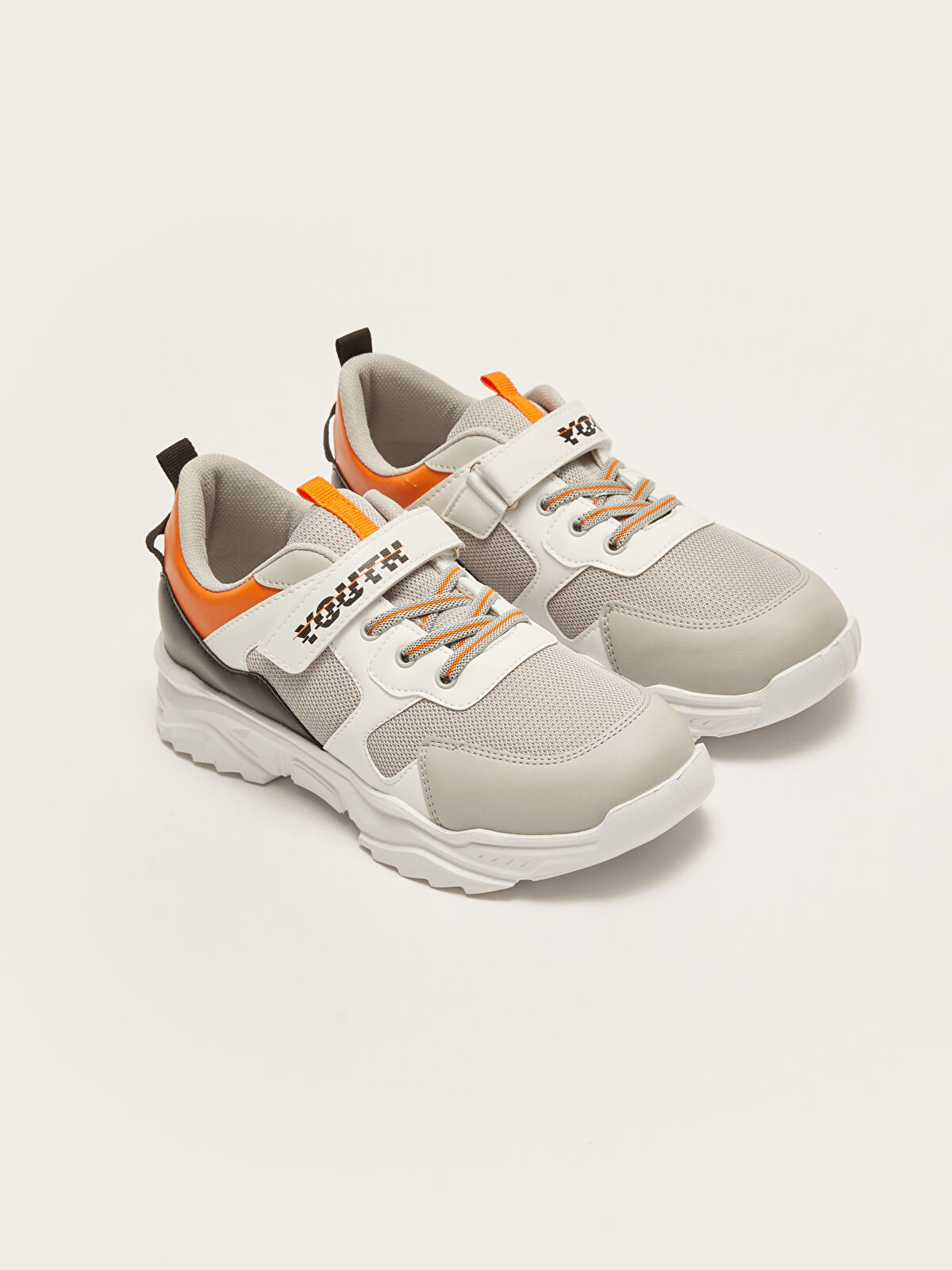 Baskılı Kalın Taban Erkek Çocuk Spor Ayakkabı