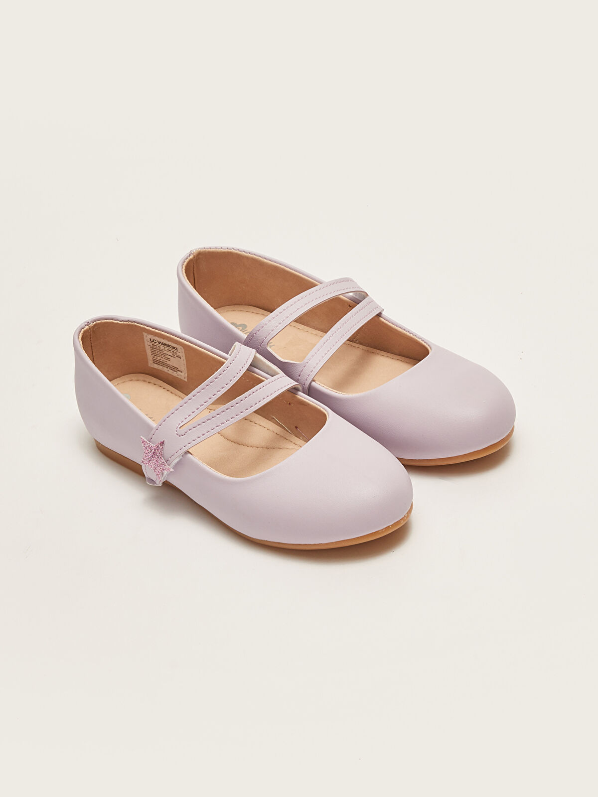 Çapraz Bantlı Cırt Cırtlı Kız Çocuk Babet