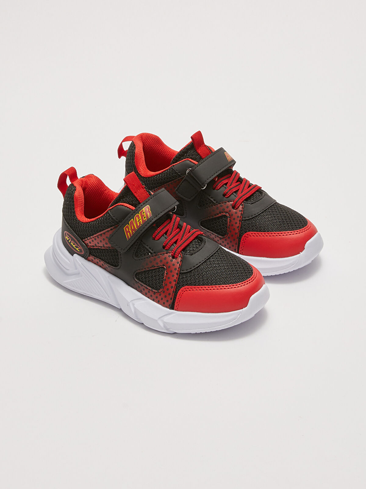 Renk Bloklu Bağcık ve Cırt Cırtlı Erkek Çocuk Spor Ayakkabı