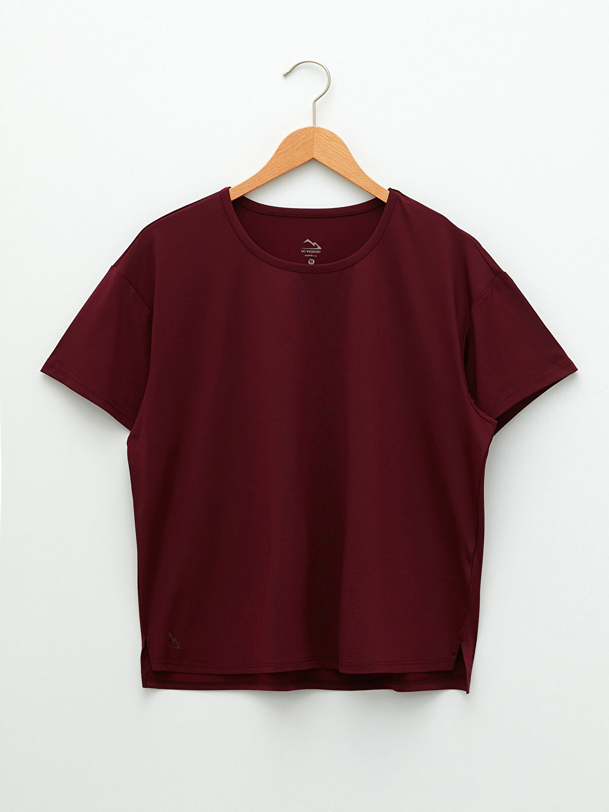 Bisiklet Yaka Baskılı Kısa Kollu Kadın Outdoor Tişört