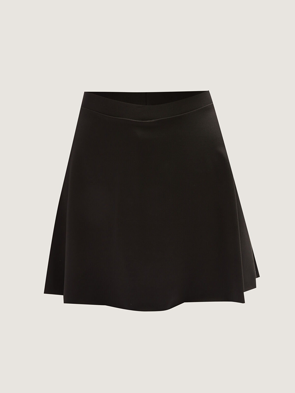 LCW DREAM Beli Lastikli Düz Kadın Yüzme Şort Etek