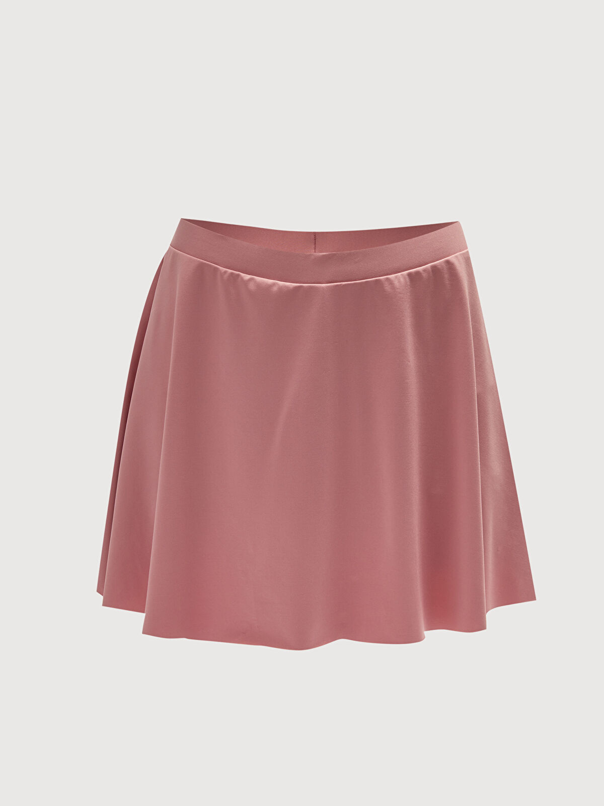 LCW DREAM Beli Lastikli Düz Kadın Yüzme Şort Etek