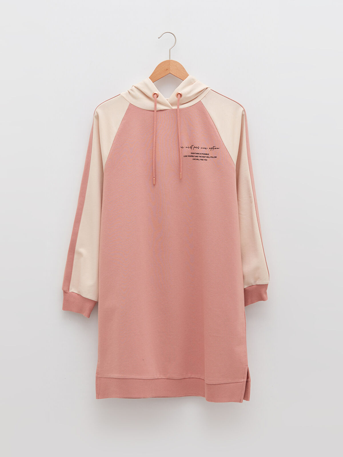 MODEST Kapüşonlu Renk Bloklu Uzun Kollu Oversize Kadın Sweatshirt Tunik MODEST Kapüşonlu Renk Bloklu Uzun Kollu Oversize Kadın Sweatshirt Tunik