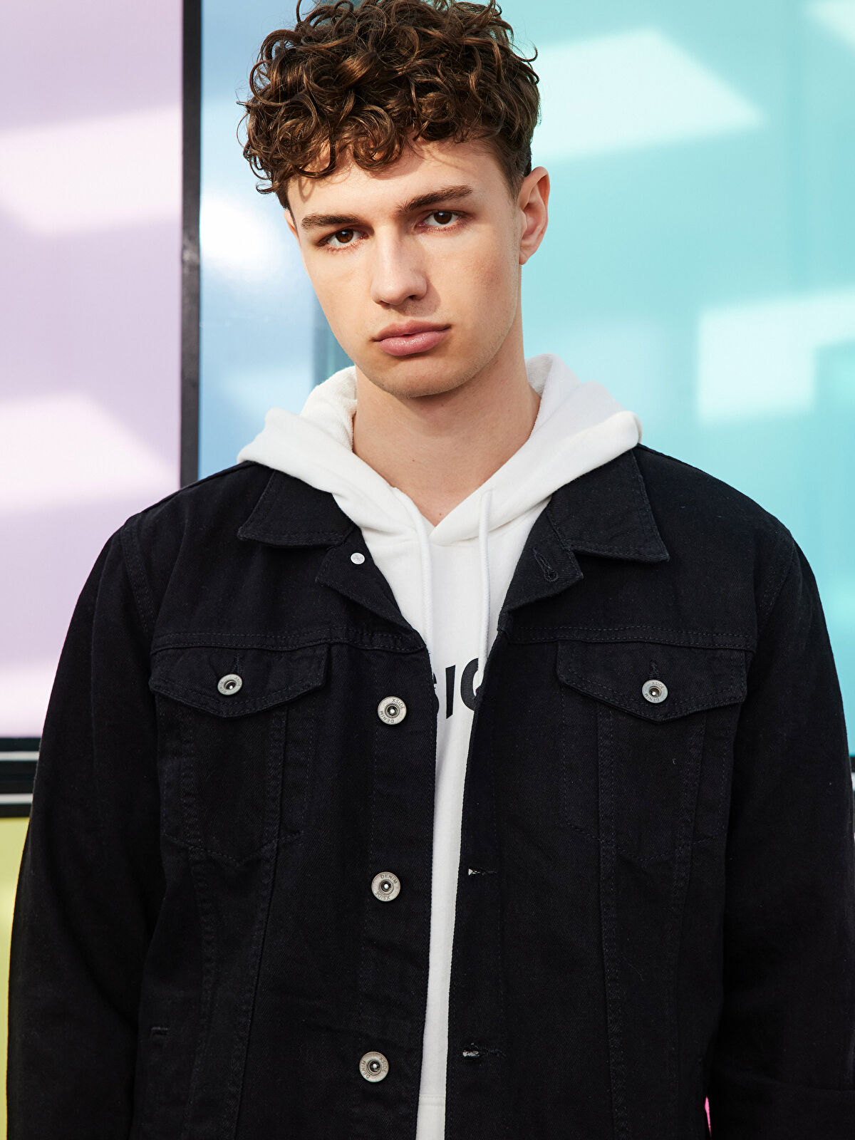 XSIDE Standart Kalıp Erkek Jean Ceket