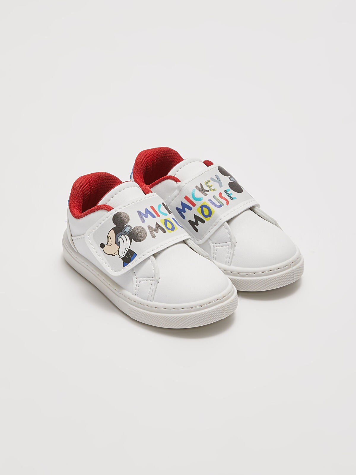 Mickey Mouse Lisanslı Cırt Cırtlı Erkek Bebek Spor Ayakkabı