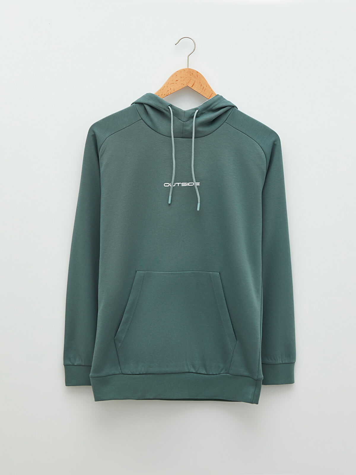 LCW SPORTS Kapüşonlu Uzun Kollu Baskılı Erkek Spor Sweatshirt