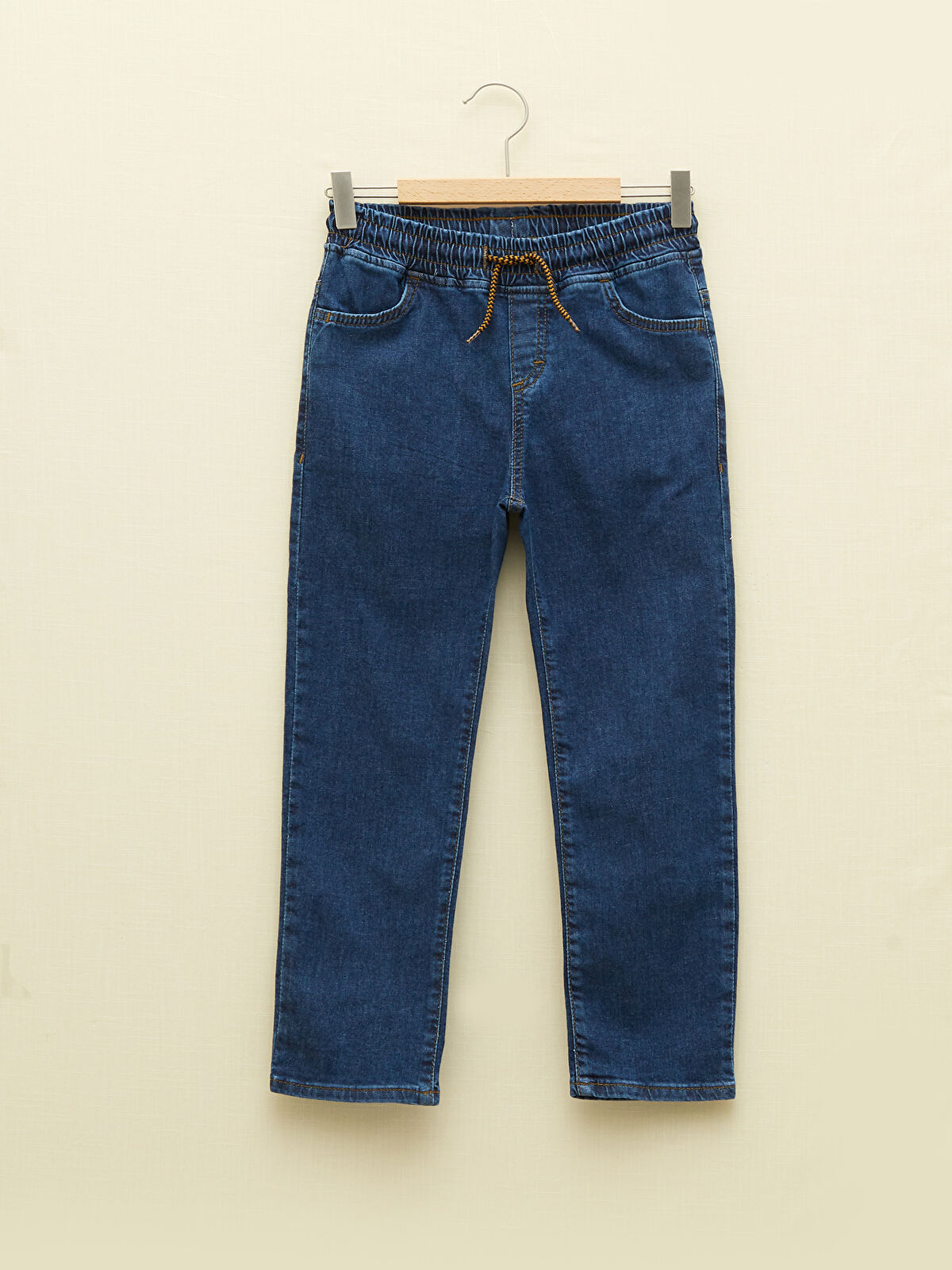 LCW GREEN Beli Lastikli Erkek Çocuk Jean Pantolon