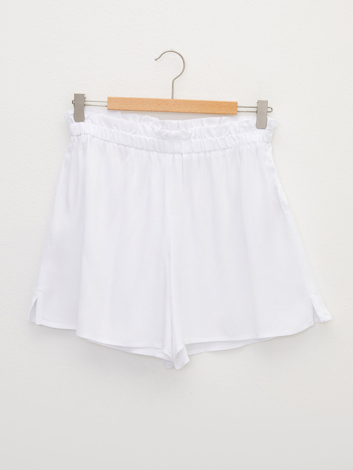 LCW DREAM Beli Lastikli Düz Viskon Kadın Deniz Şortu