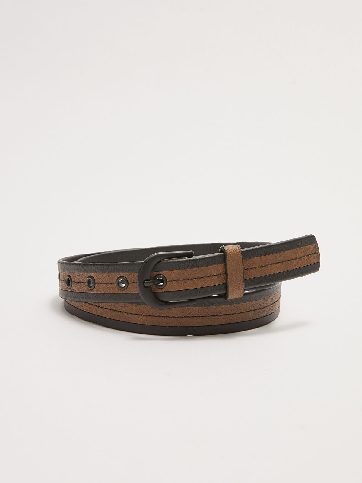 Renk Bloklu Erkek Çocuk Kemer