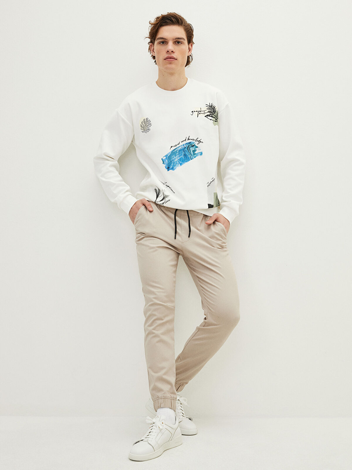LCW CASUAL Slim Fit Gabardin Erkek Jogger Pantolon