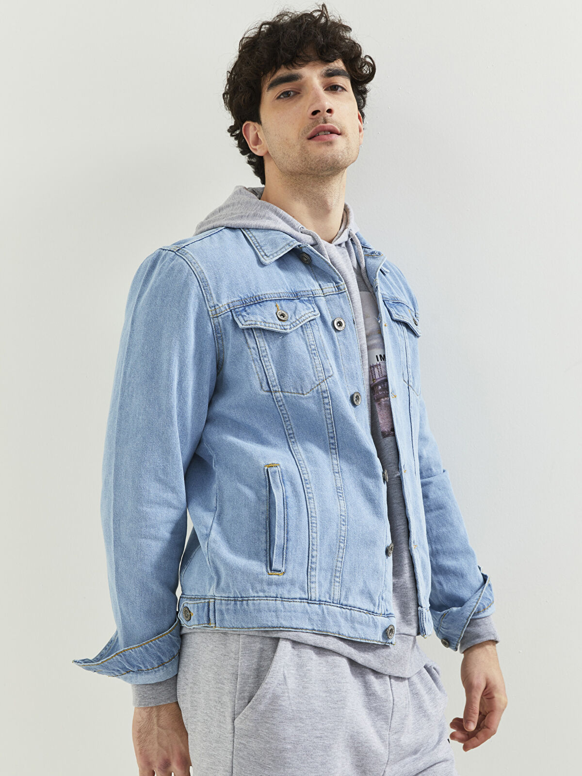 XSIDE Standart Kalıp Erkek Jean Ceket