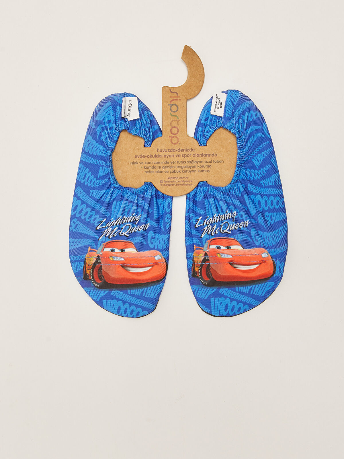 Cars Lisanslı Erkek Çocuk Slip Stop Deniz Ayakkabısı