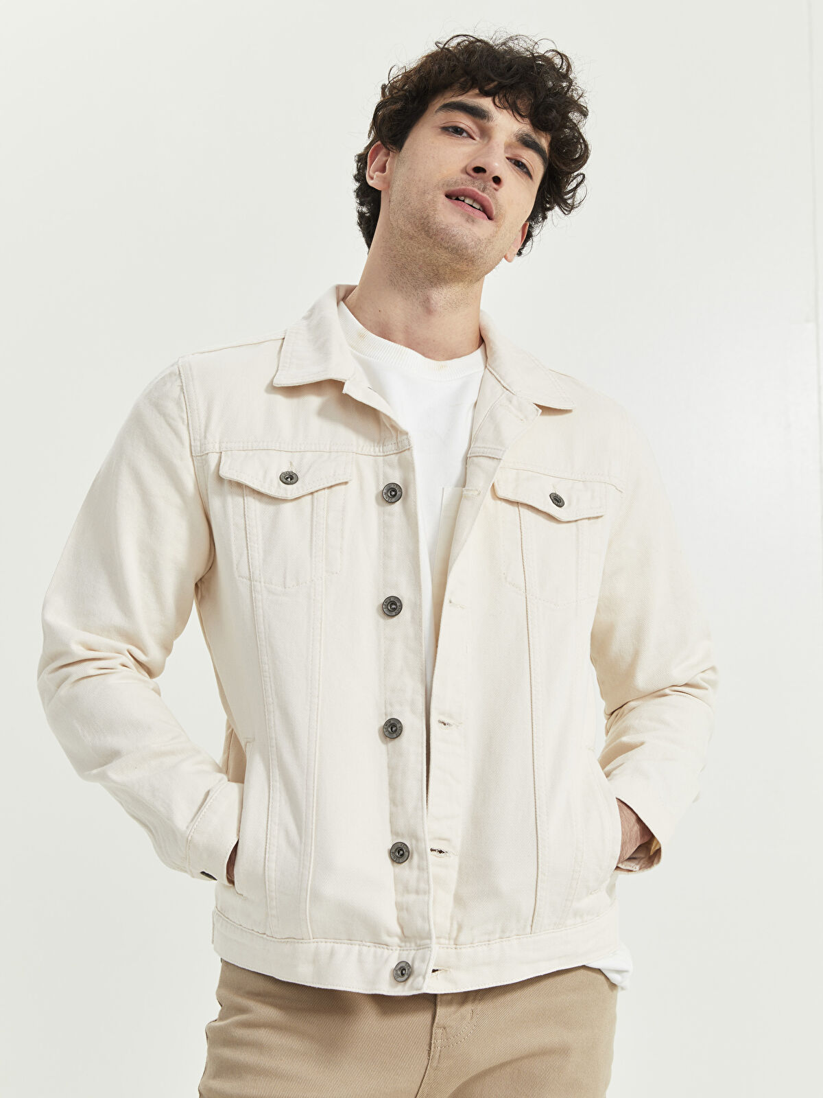 XSIDE Standart Kalıp Erkek Jean Ceket